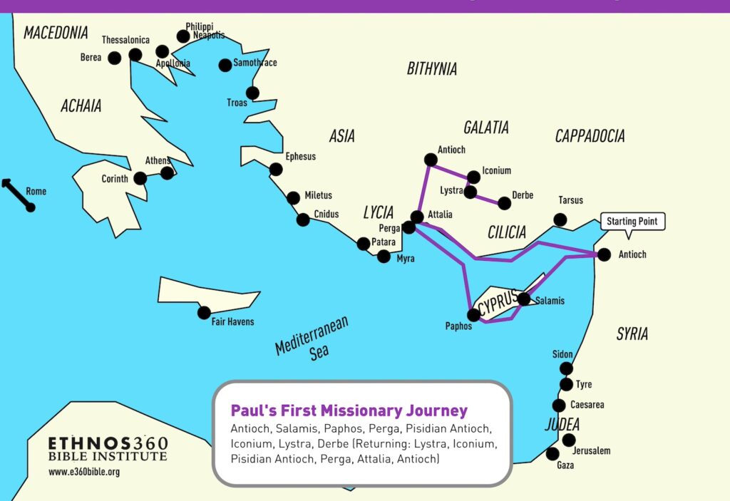 Timeline of Paul's Life and Missionary Journeys